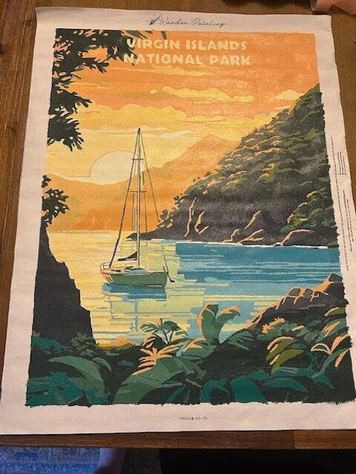 National Park Paint-by-numbers – Wander Painting