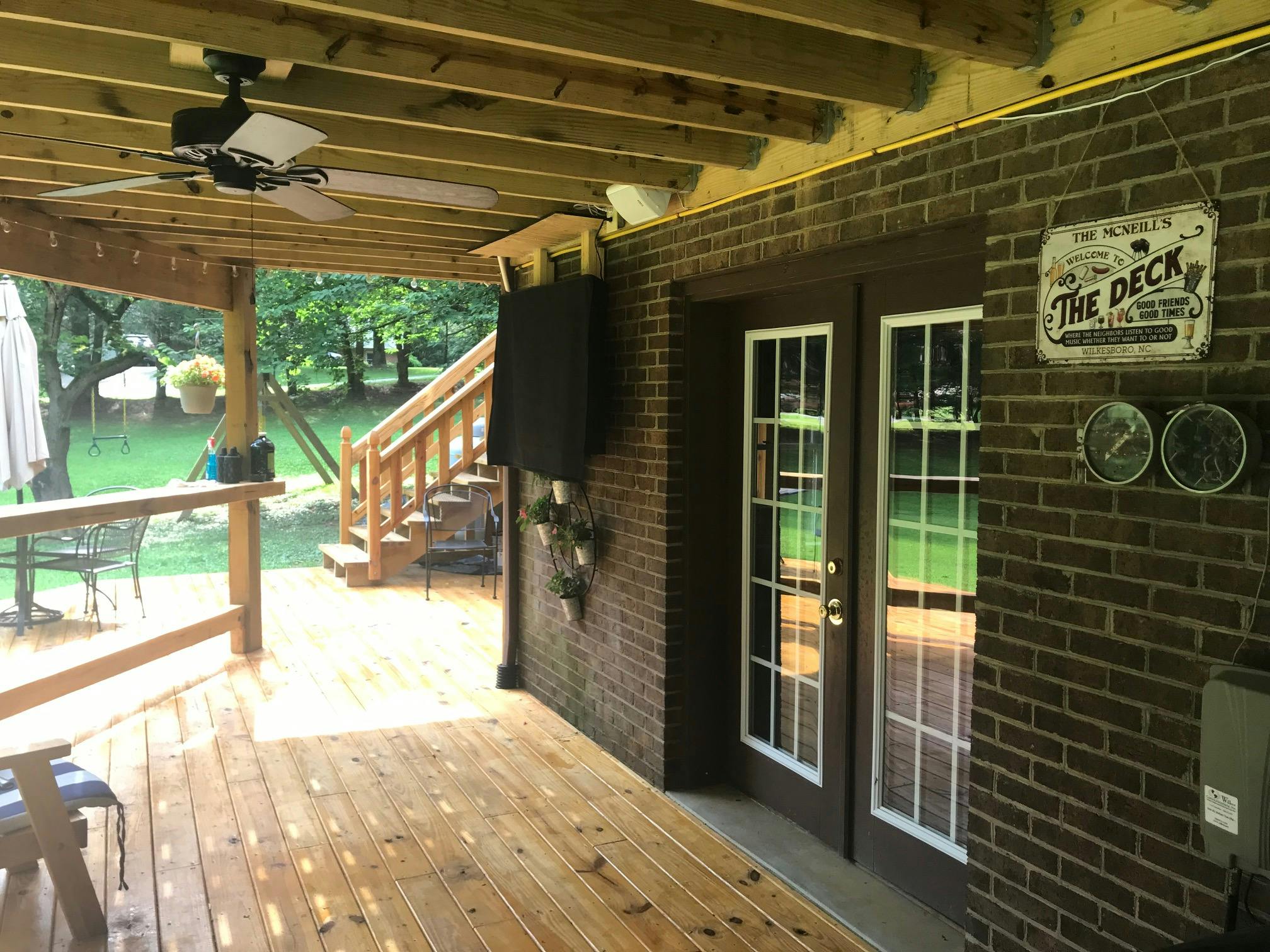 Personalized Deck Grilling Red Listen To The Good Music Custom Classic ...