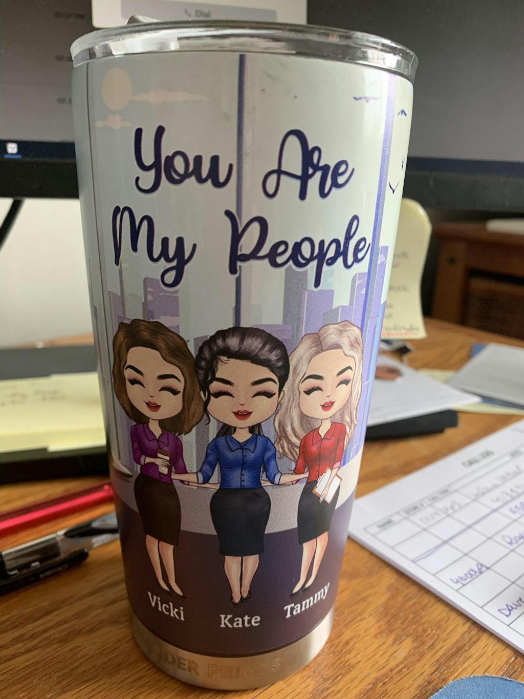 Work Made Us Colleagues Office Worker - BFF Bestie Gift - Personalized ...