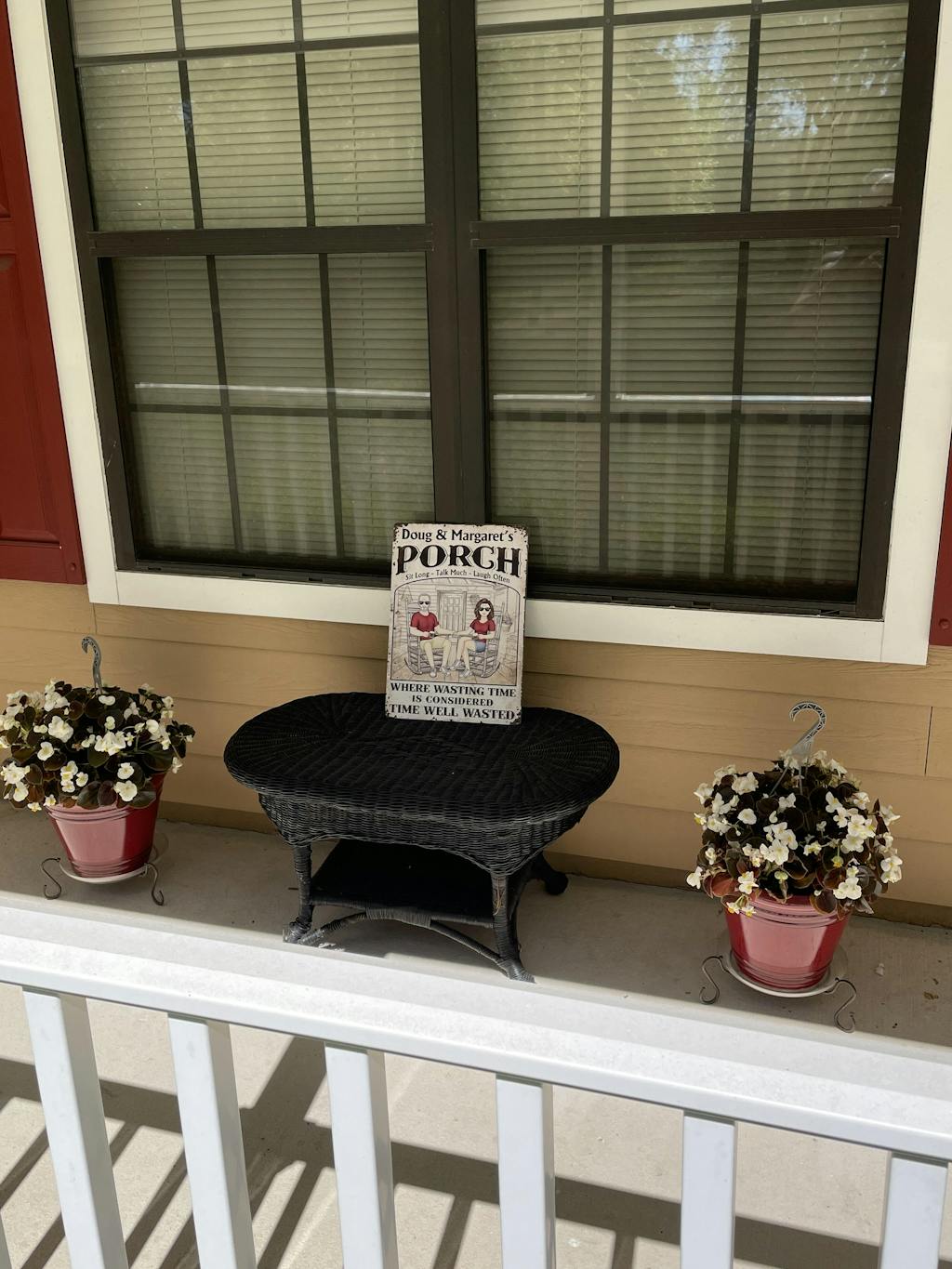 The Porch Time Well Wasted - Gift For Couples - Personalized Custom Cl ...