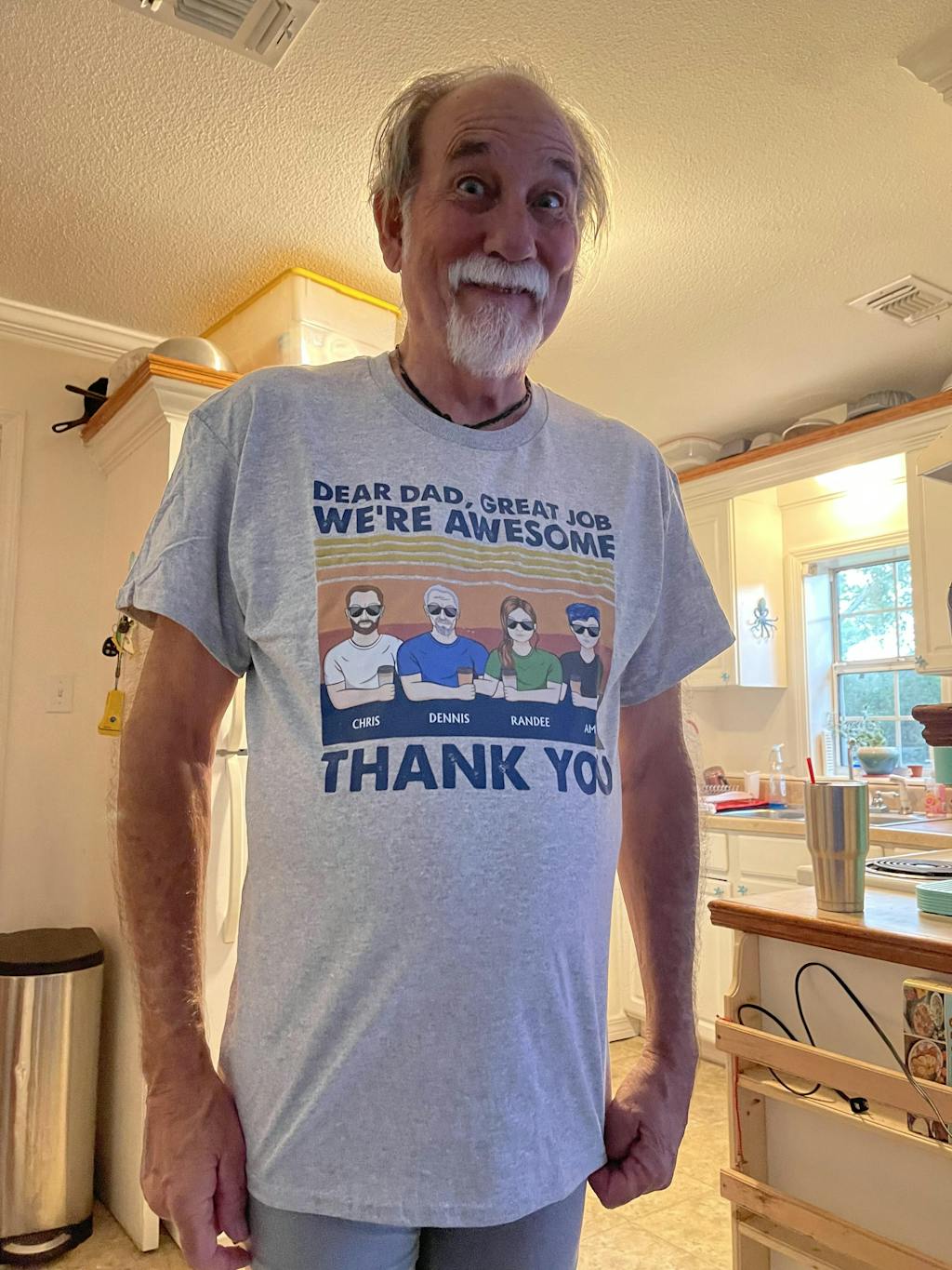 Dear Dad Great Job I'm Awesome Thank You - Father Gift - Personalized ...