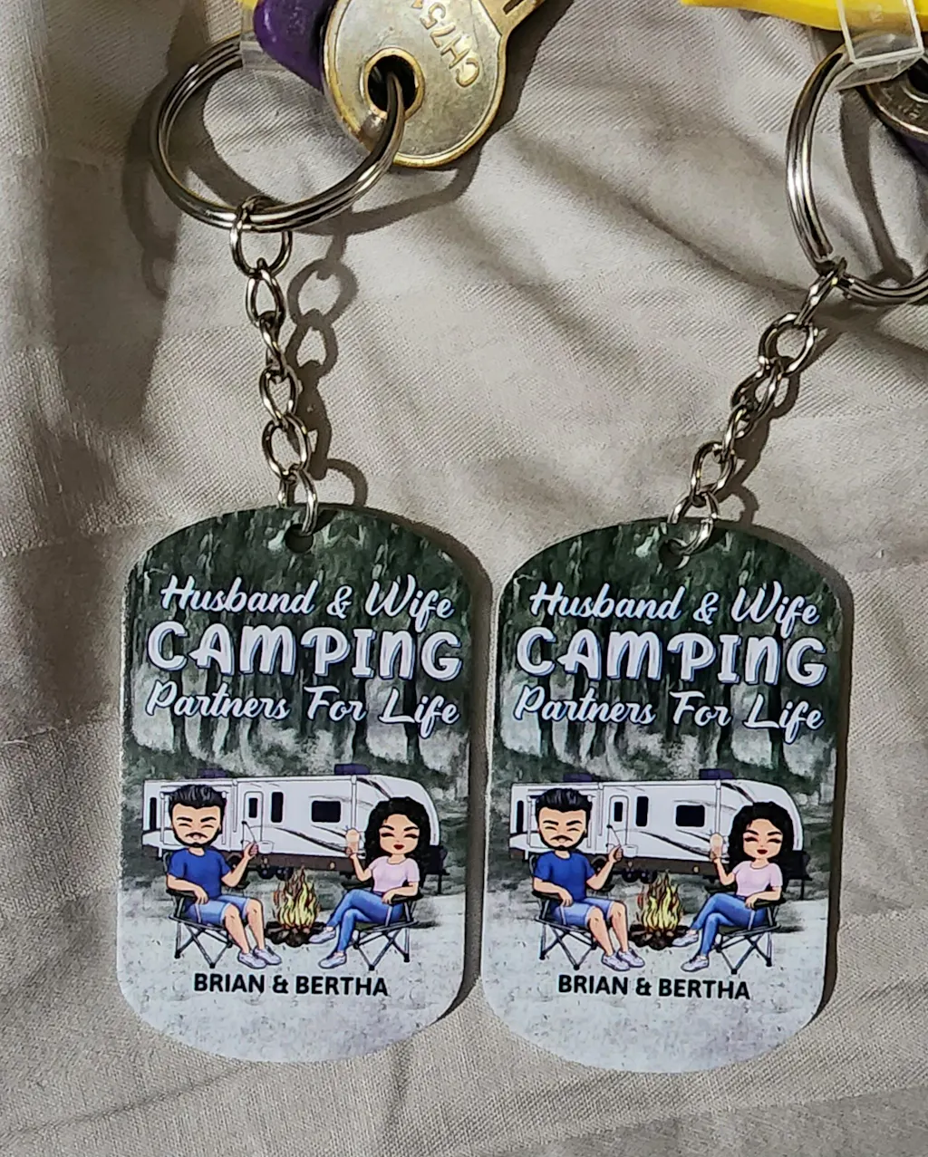Keys To The Camper - Anniversary, Loving Gifts For Couples, Husband, W ...