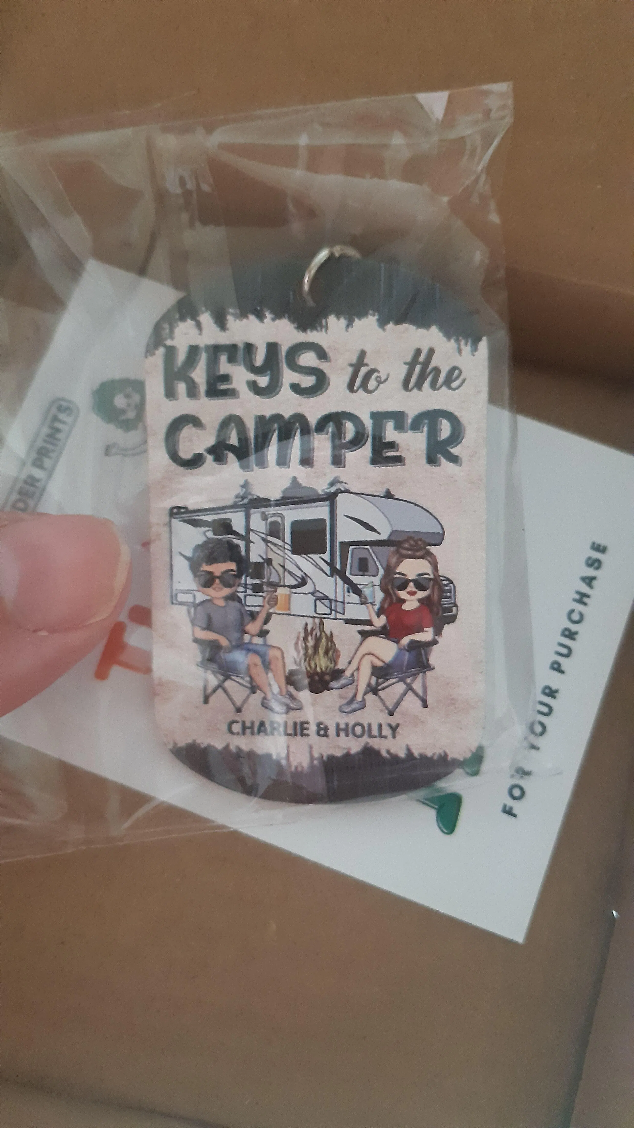Keys To The Camper - Anniversary, Loving Gifts For Couples, Husband, W ...