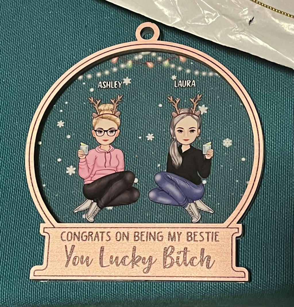 Christmas Congrats On Being My Bestie Sister Coworker - Gift For Besti ...