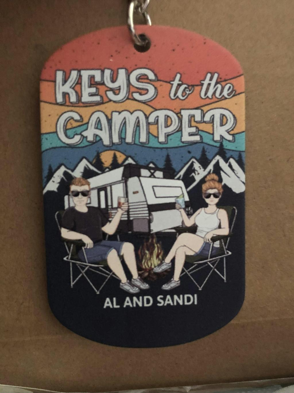 Keys To The Camper - Anniversary, Loving Gifts For Couples, Husband, W ...