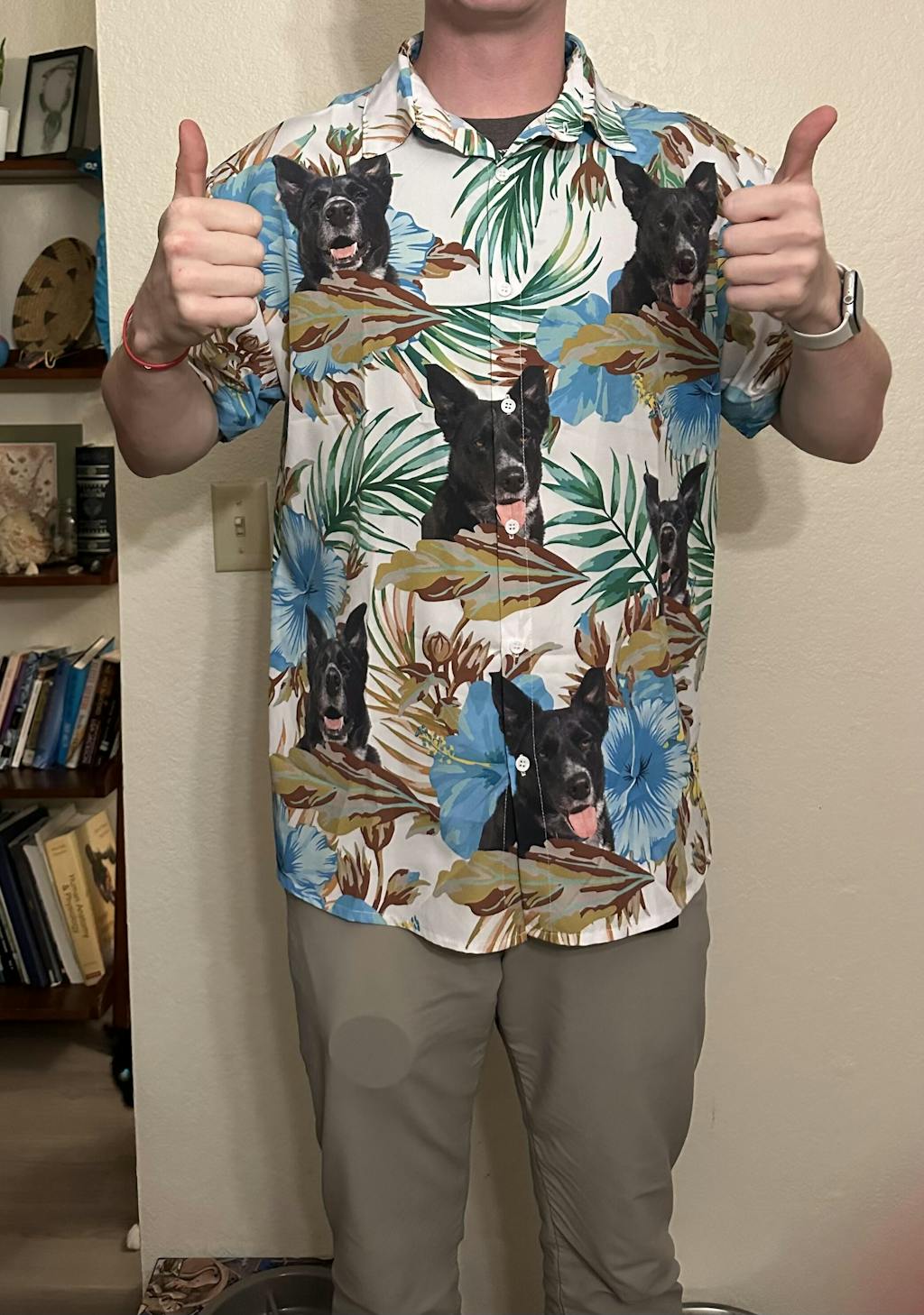 Custom Photo Human And Pet Faces - Gift For Men, Women, Dog And Cat Lo ...