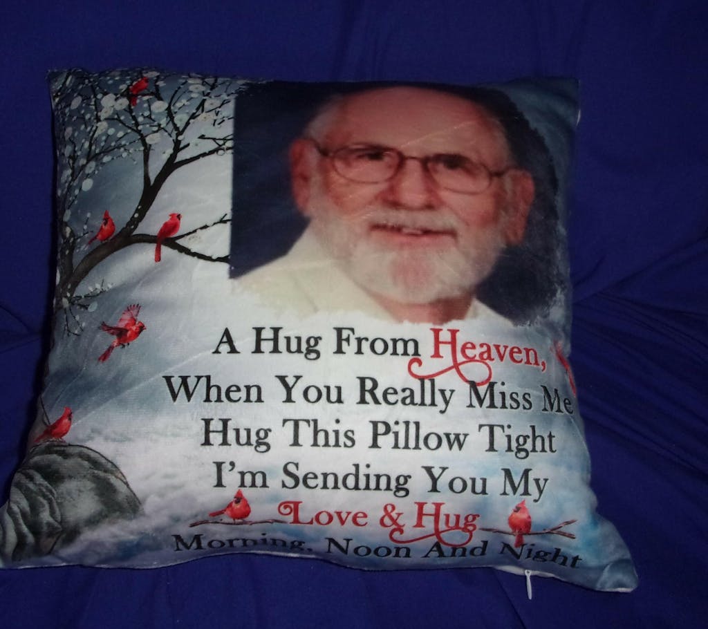 Custom Photo A Hug From Heaven - Memorial Gift For Family, Friends - P ...
