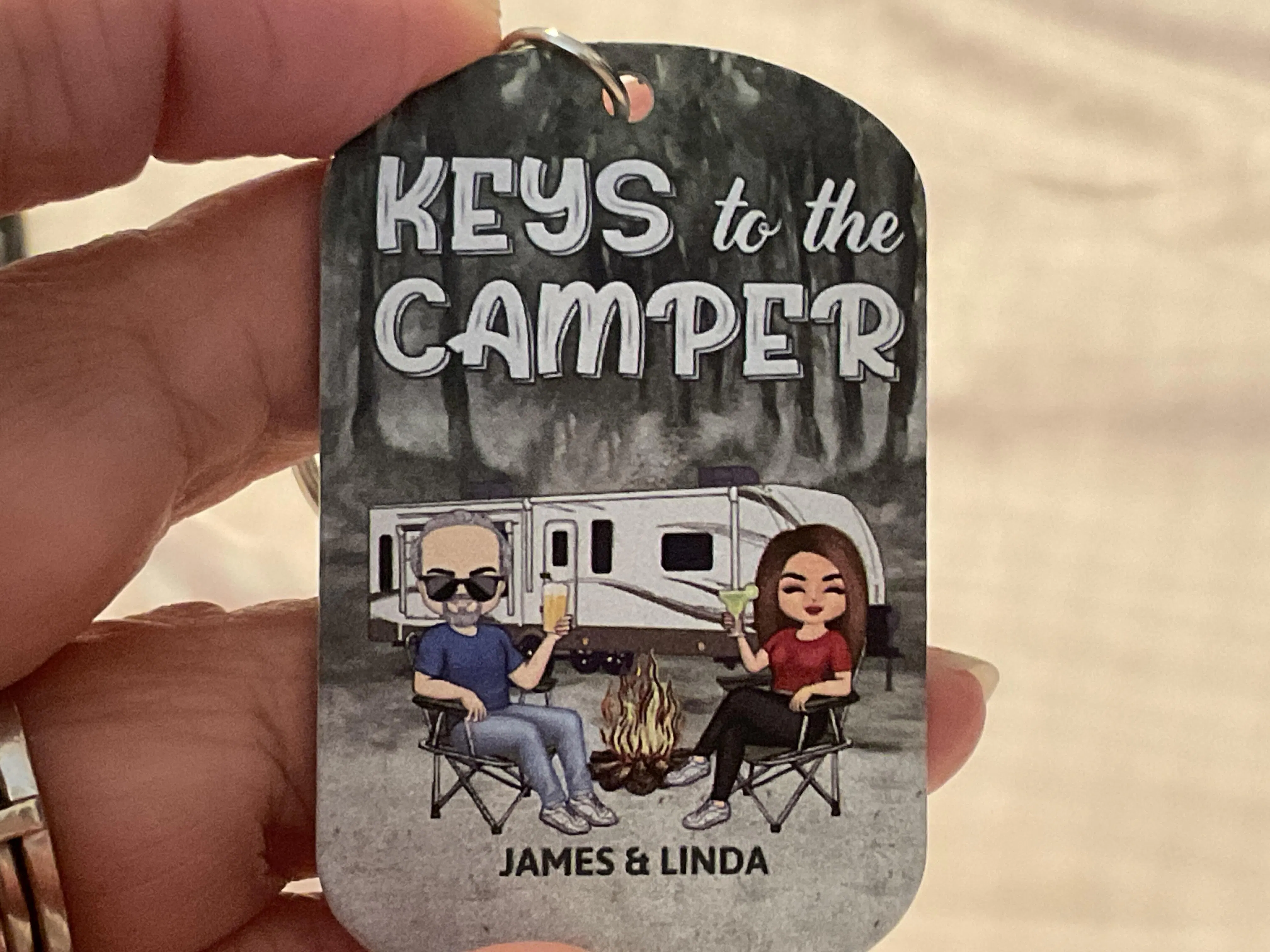 Keys To The Camper - Anniversary, Loving Gifts For Couples, Husband, W ...