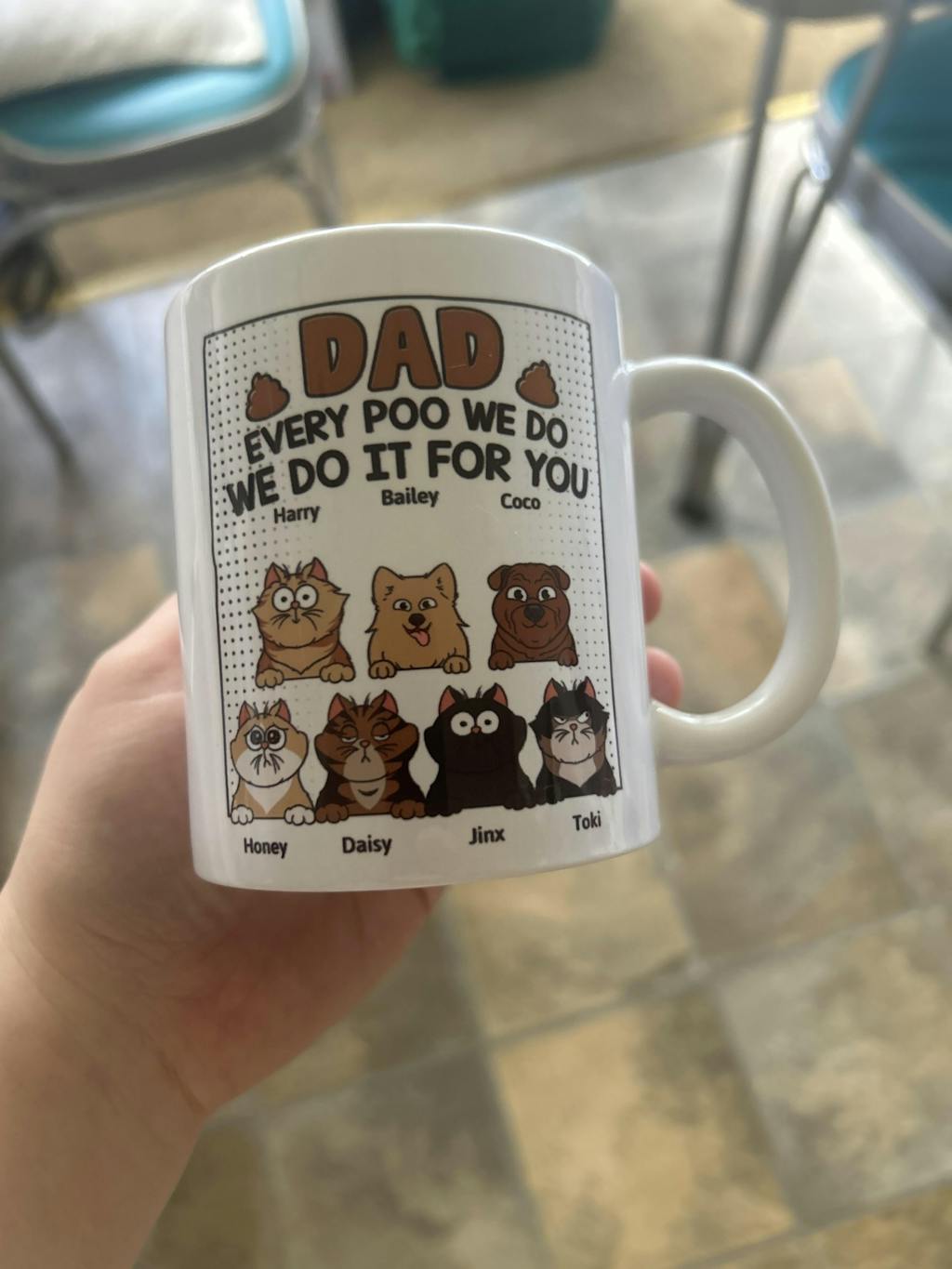 Dad Every Poo I Do - Personalized Mug - Wander Prints