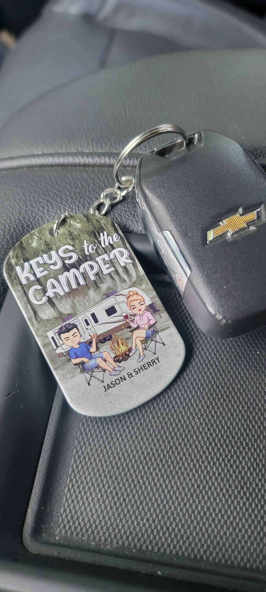 Keys To The Camper - Anniversary, Loving Gifts For Couples, Husband, W ...