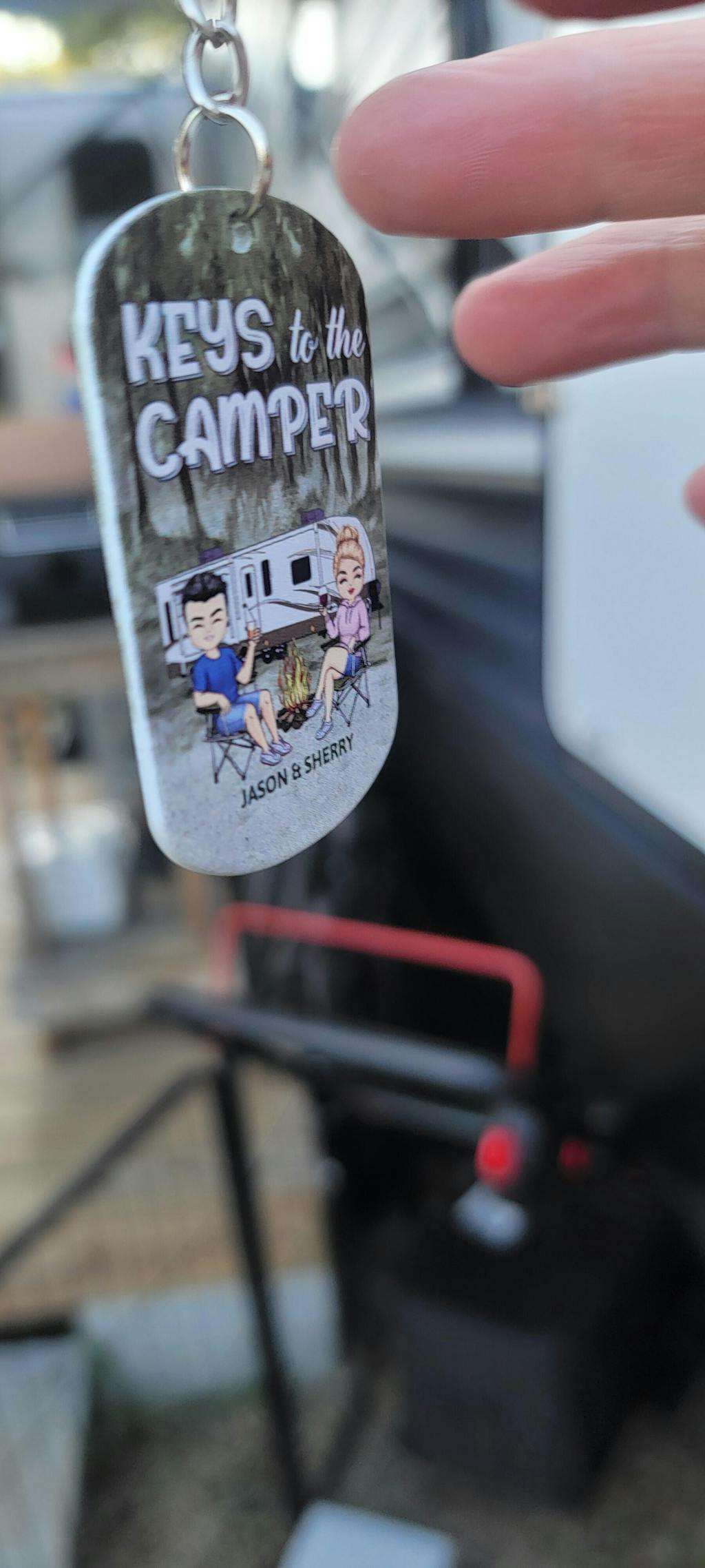 Keys To The Camper - Anniversary, Loving Gifts For Couples, Husband, W ...