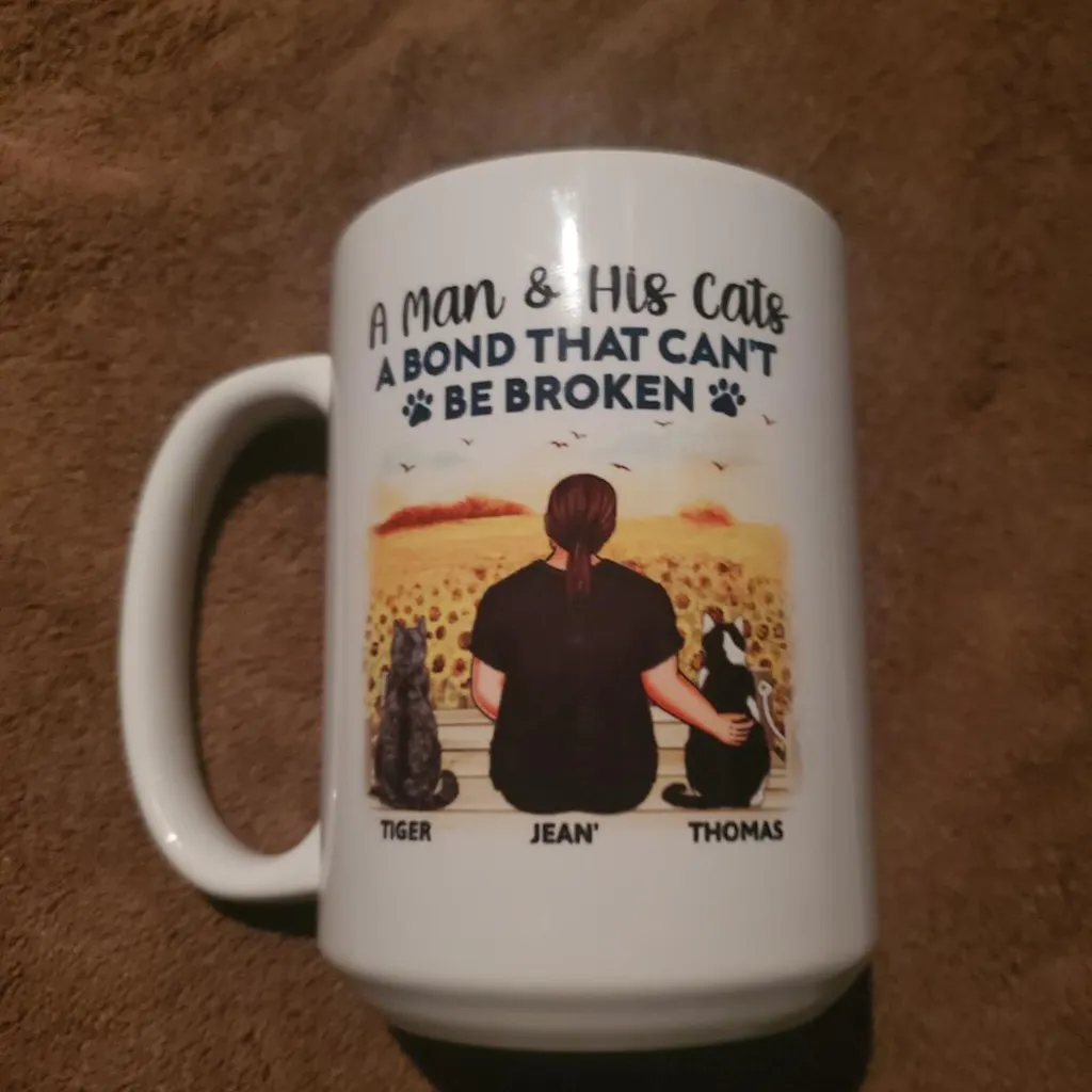 A Bond That Can't Be Broken - Gift For Cat Lovers, Cat Mom, Cat Dad ...