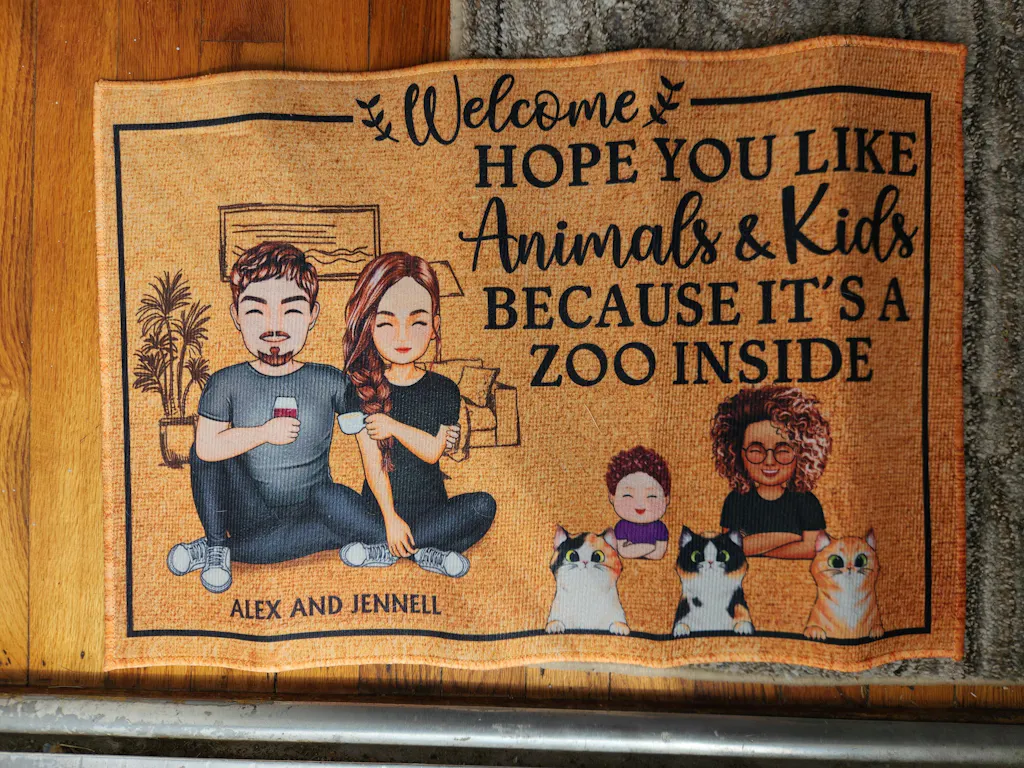 Hope You Like Animals And Kids - Anniversary, Birthday, Home Decor Gif ...