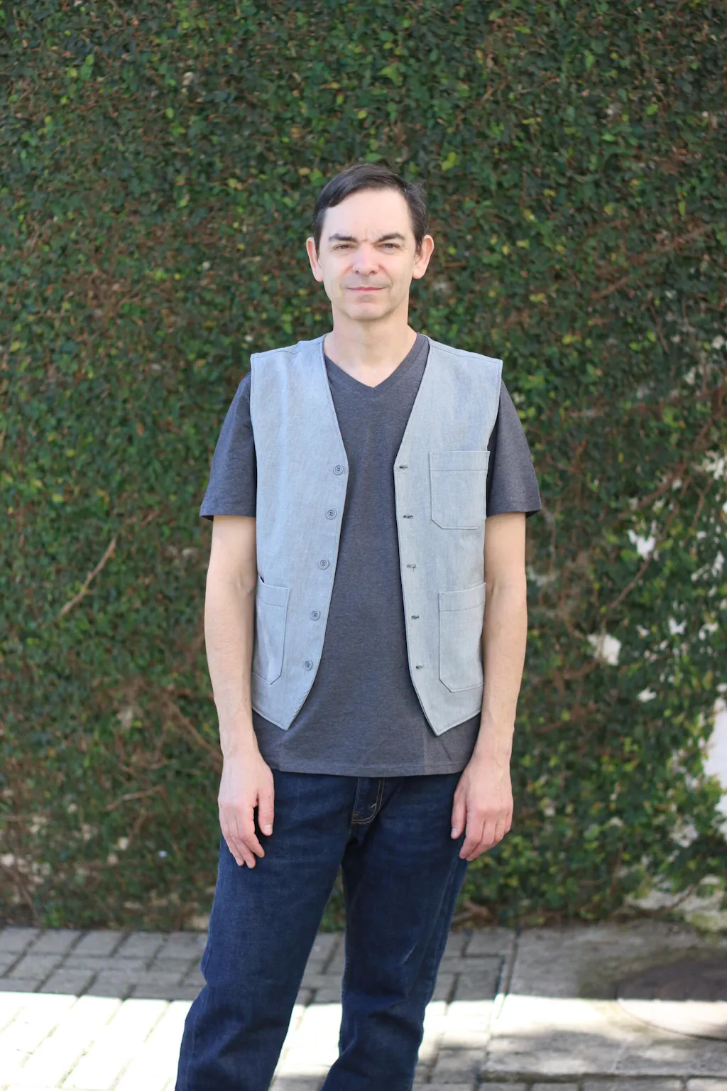 Men's vest sewing pattern | Wardrobe By Me - We love sewing!
