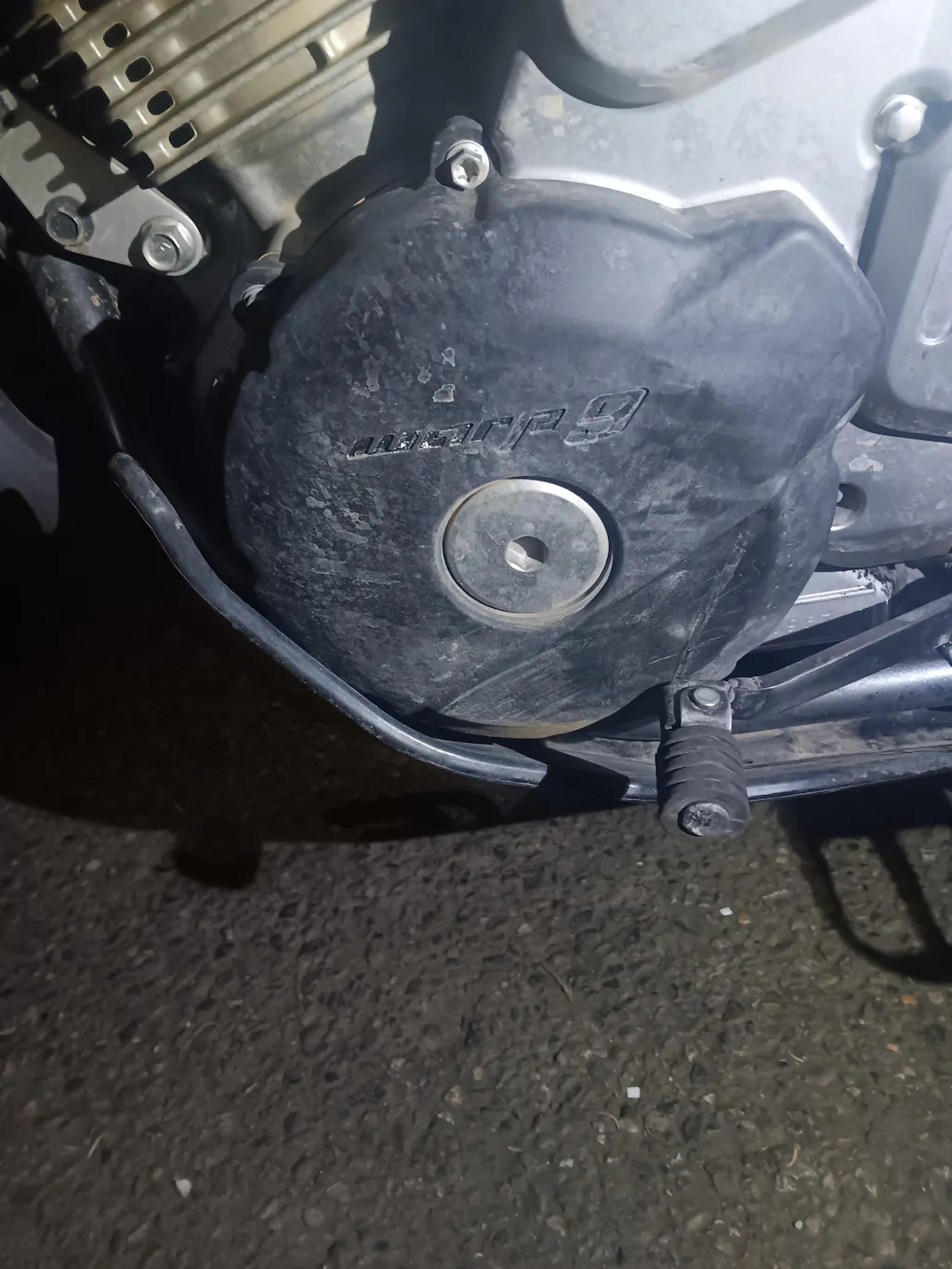 DR650 engine case guards – Warp9Racing