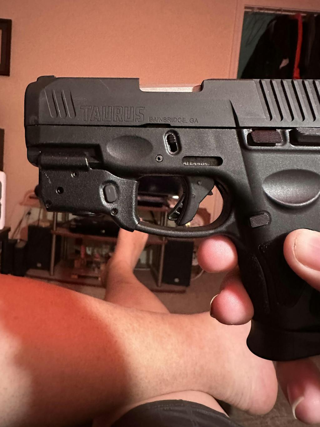 WLS-101G Green Laser Sight and Kydex Holster Combo Tailored Fit Taurus ...