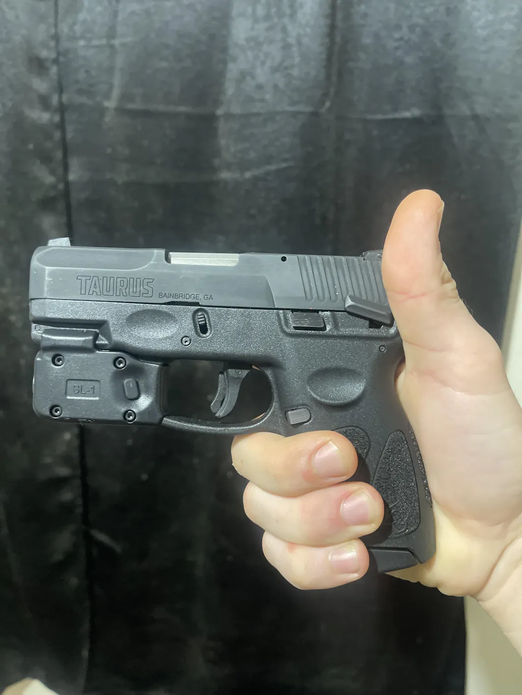Mini Gun Light with Kydex Holster Tailored Made for Taurus G2C / Taurus ...
