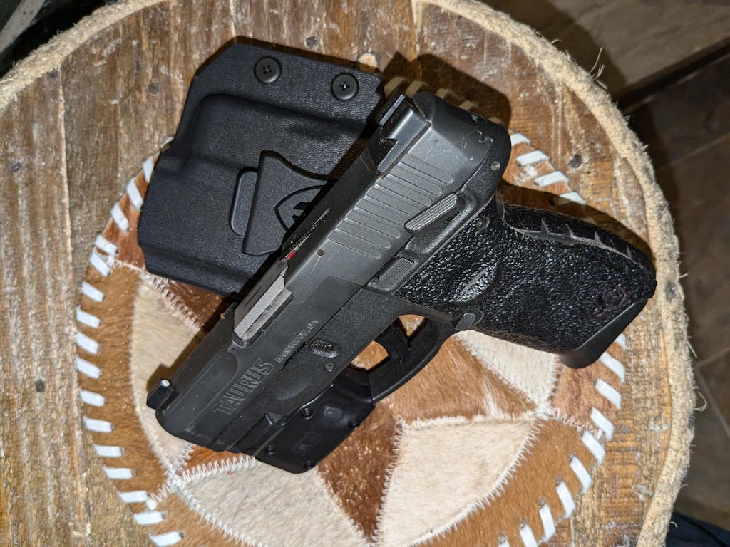 Mini Gun Light with Kydex Holster Tailored Made for Taurus G2C / Taurus ...