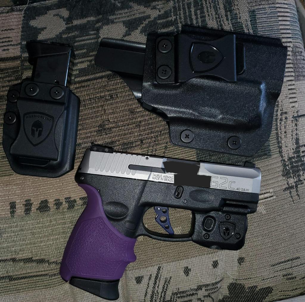 WARRIORLAND Pistol Light Laser & Holster Fit for Taurus G2C/ G3C/ PT111 ...
