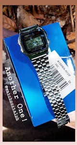 Casio A159W-N1DF Silver Stainless Watch for Men and Women