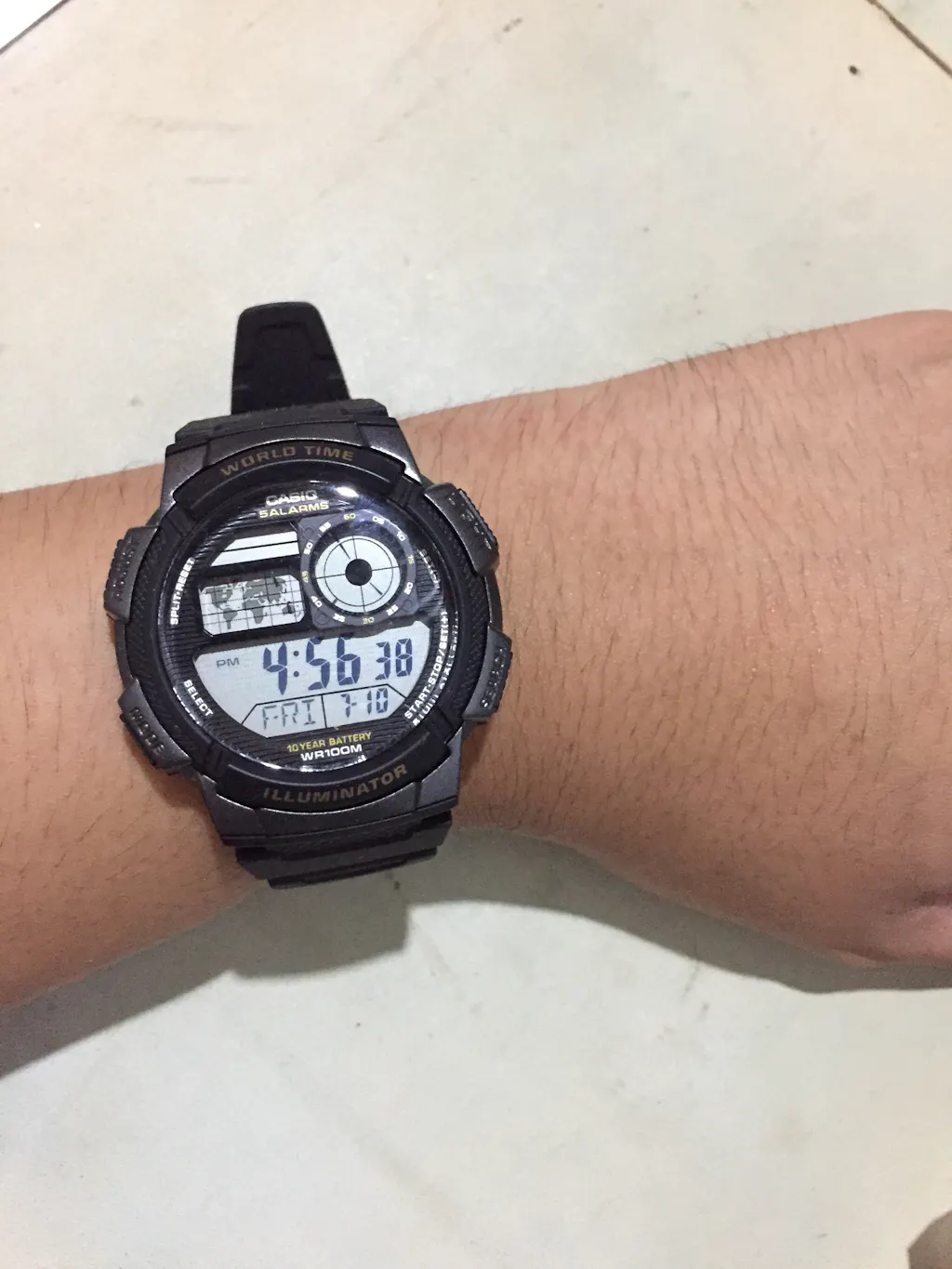 Casio AE-1000W-1A Black Resin Strap Watch For Men | Watch Portal ...