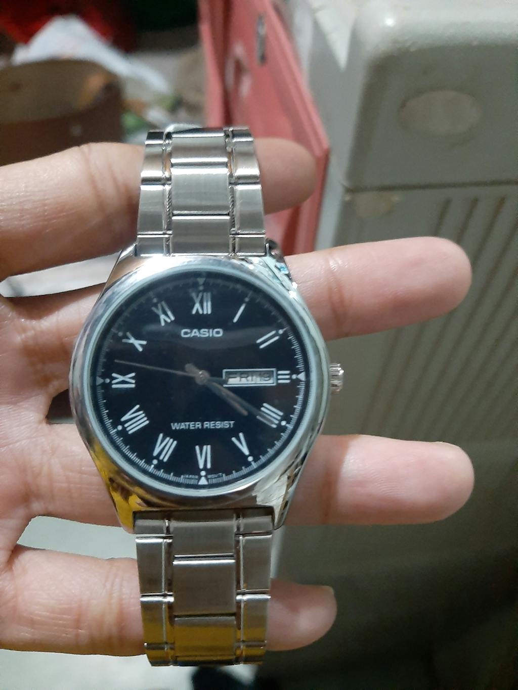 Casio MTP-V006D-1B Silver Stainless Watch for Men | Watch