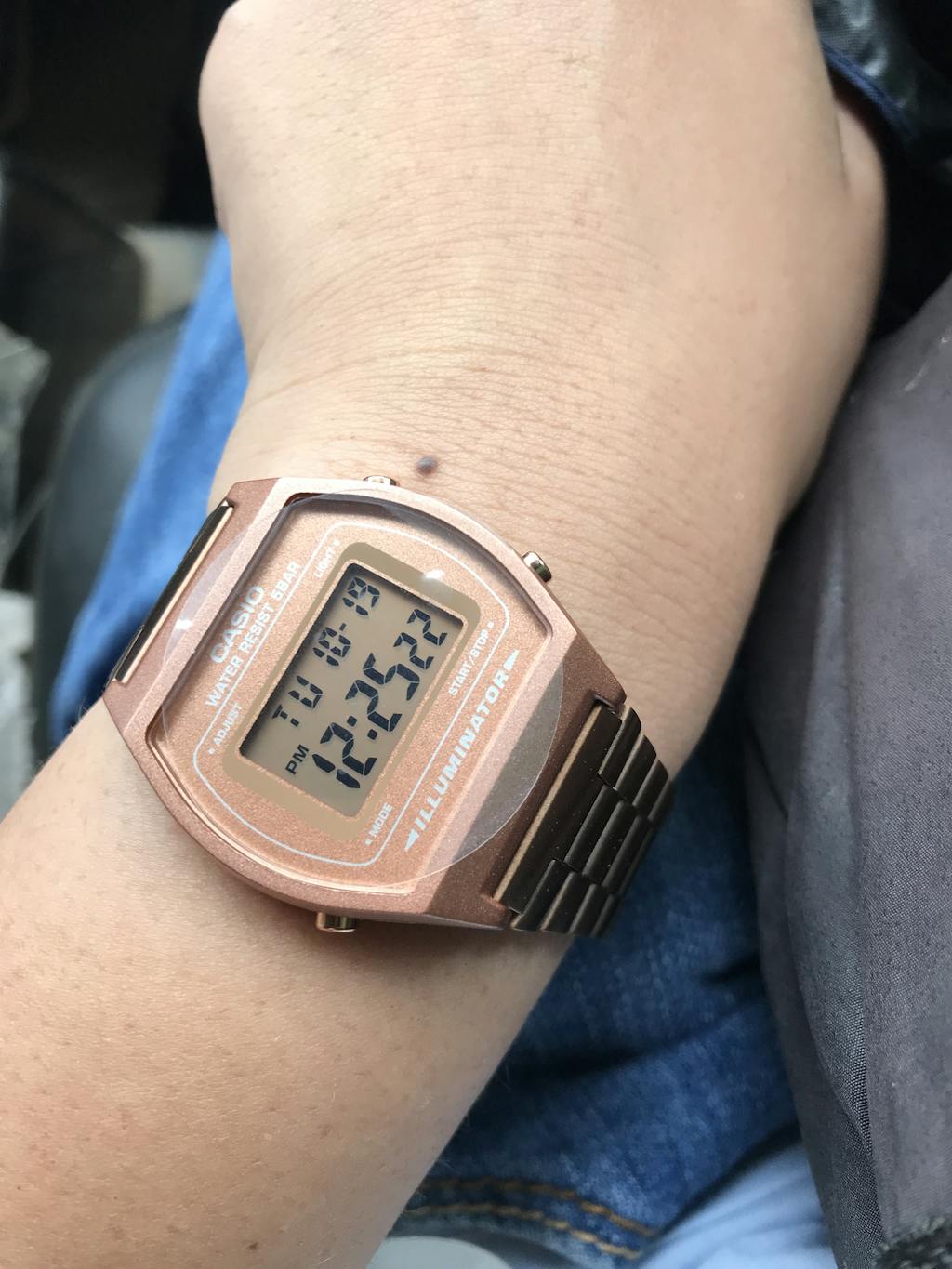 Casio Vintage B640WC-5A Rose Gold Watch for Men and Women