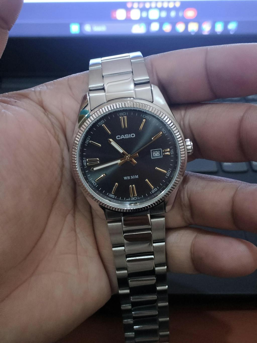 Casio MTP-1302D-7A2VDF Silver Stainless Steel Strap Watch