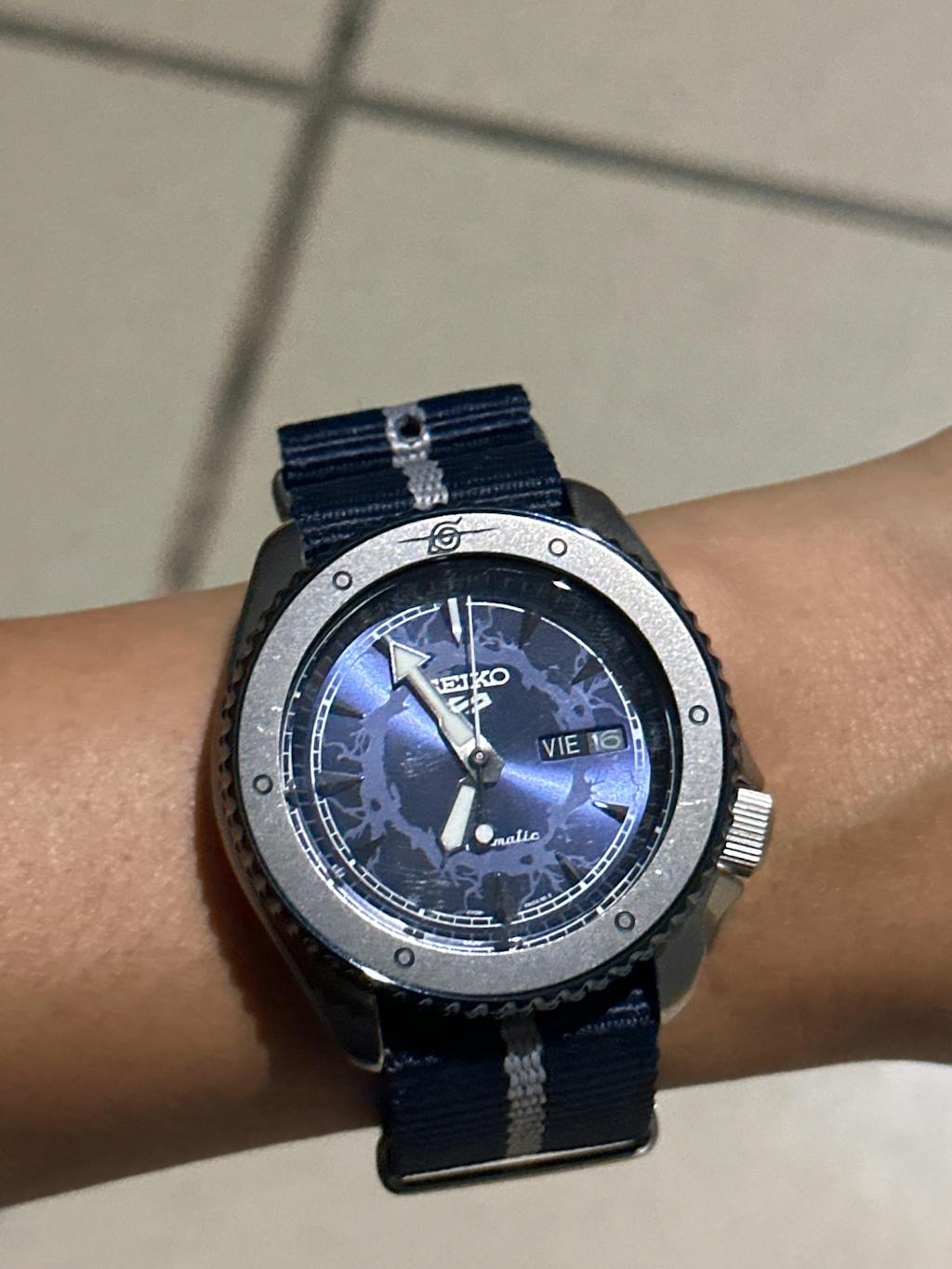 Seiko 5 Sports SNKL45K1 Silver Stainless Automatic Watch for Men