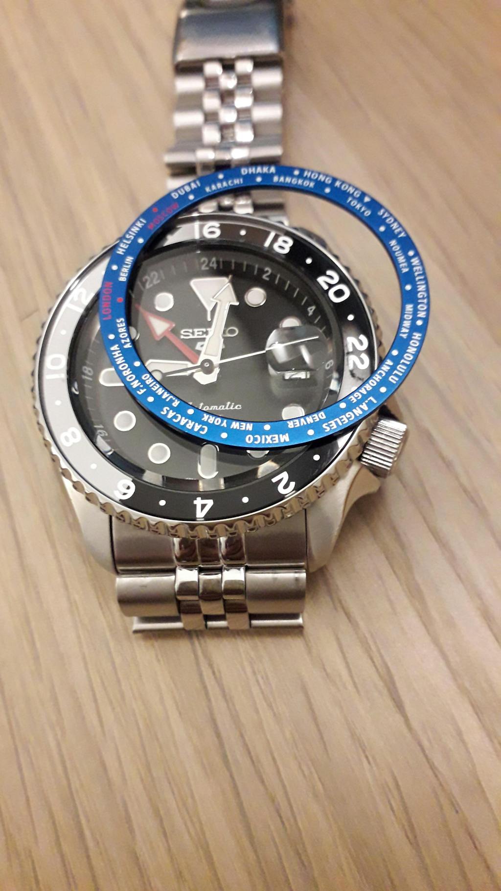 CI0019 SKX007/SRPD Batman GMT Ceramic Bezel Insert – Watch&Style