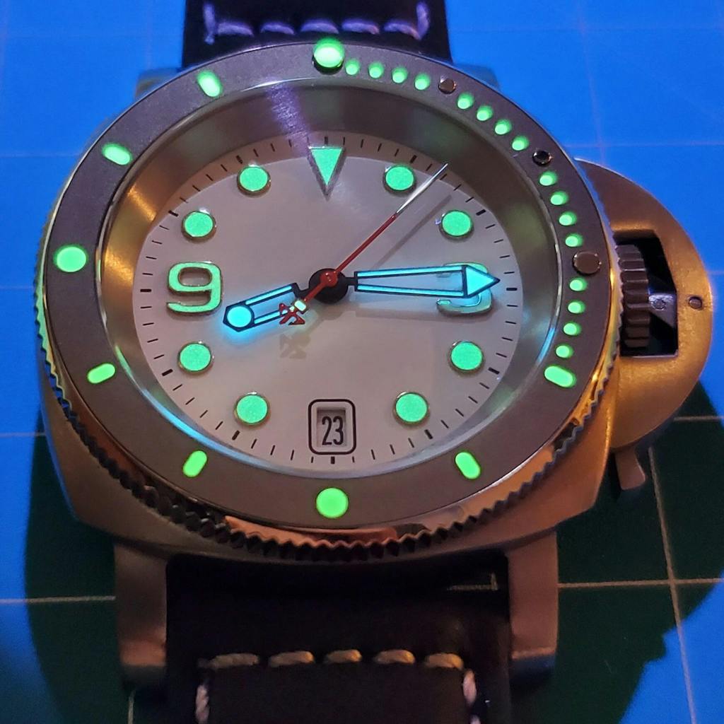 D0981 Dial - Explorer Style - Matte Blue – Watch&Style