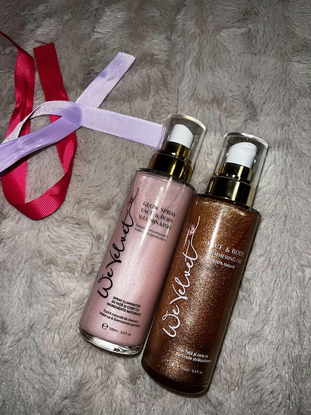 We Velvet Glow Spray - Face and Body Illuminator