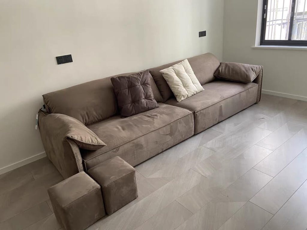 Simon S20 Three Seater Sofa, Green Velvet – Weilai Concept