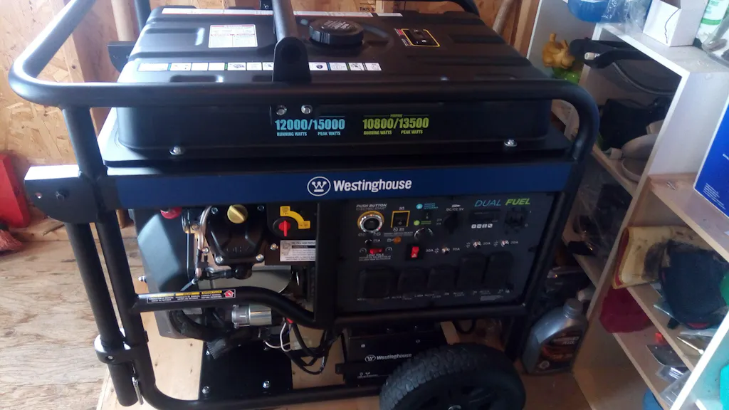 Westinghouse WGEN12000DF 12000 Watt Dual Fuel Generator — Weldready