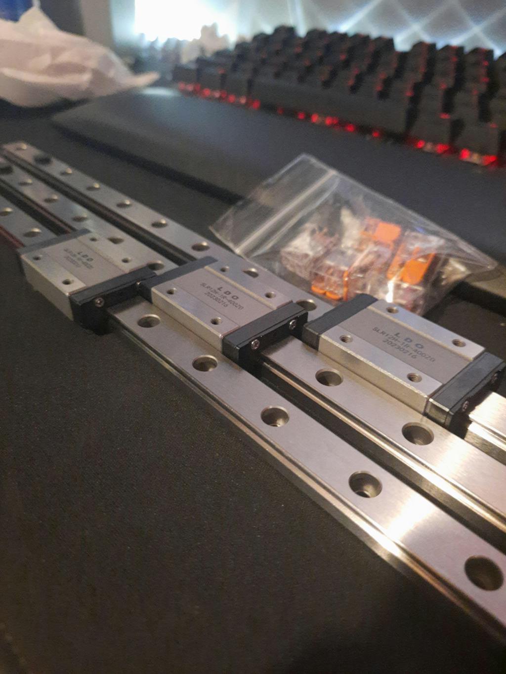 LDO Motors MGN12H-1R-300/350/400 Linear Rails with Carriages