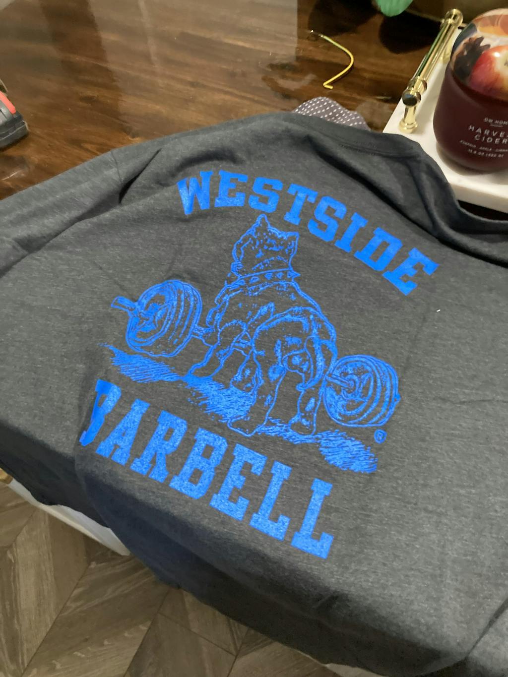 WSBB Mens Blue Nitro logo T-shirt | Westside Barbell