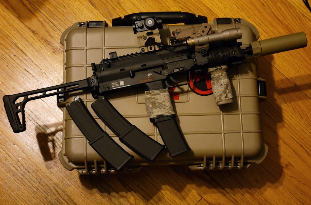 BOW MASTER Picatinny Rail Stock Adapter for VFC MP7 GBB Airsoft – WGC Shop