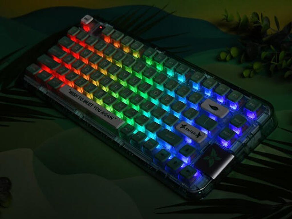 CoolKiller CK75 Triple Mode Transparent Mechanical Keyboard - WhatGeek