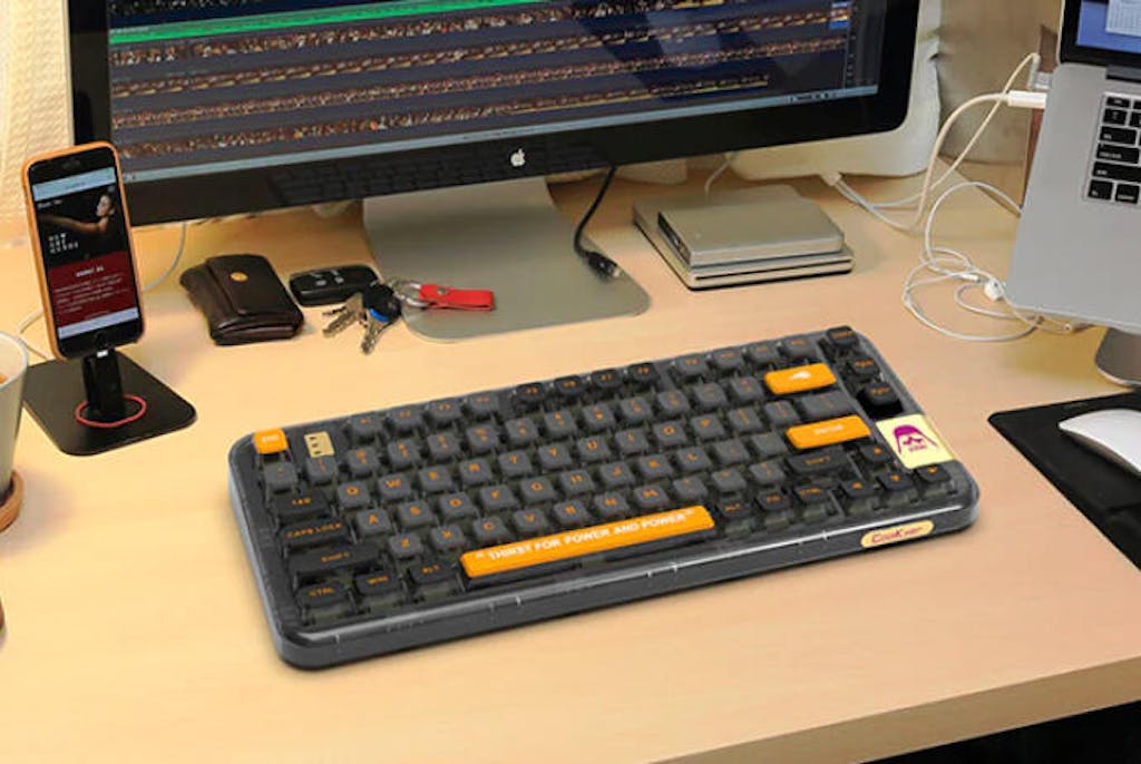 CoolKiller CK75 Triple Mode Transparent Mechanical Keyboard - WhatGeek