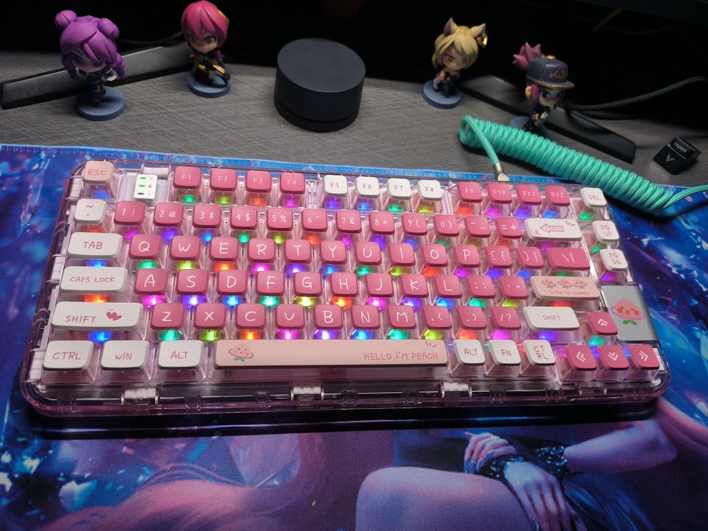 CoolKiller CK75 Triple Mode Transparent Mechanical Keyboard - WhatGeek