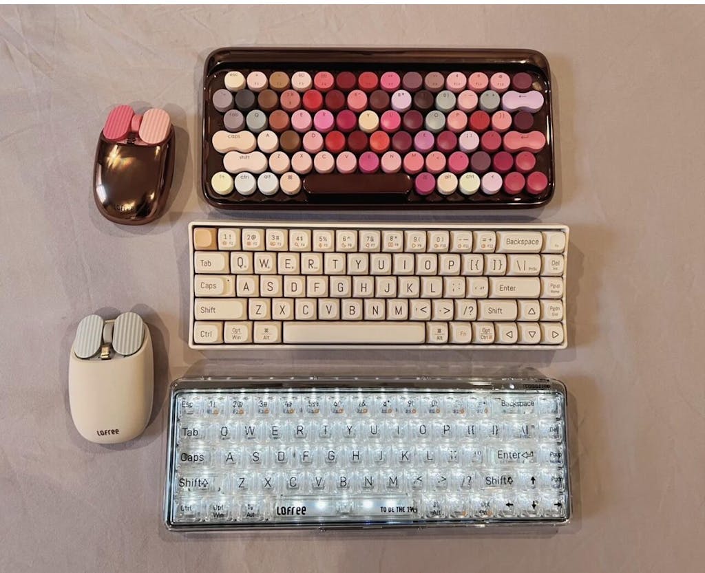 Lofree 1% Dual Mode Transparent Keyboard - WhatGeek