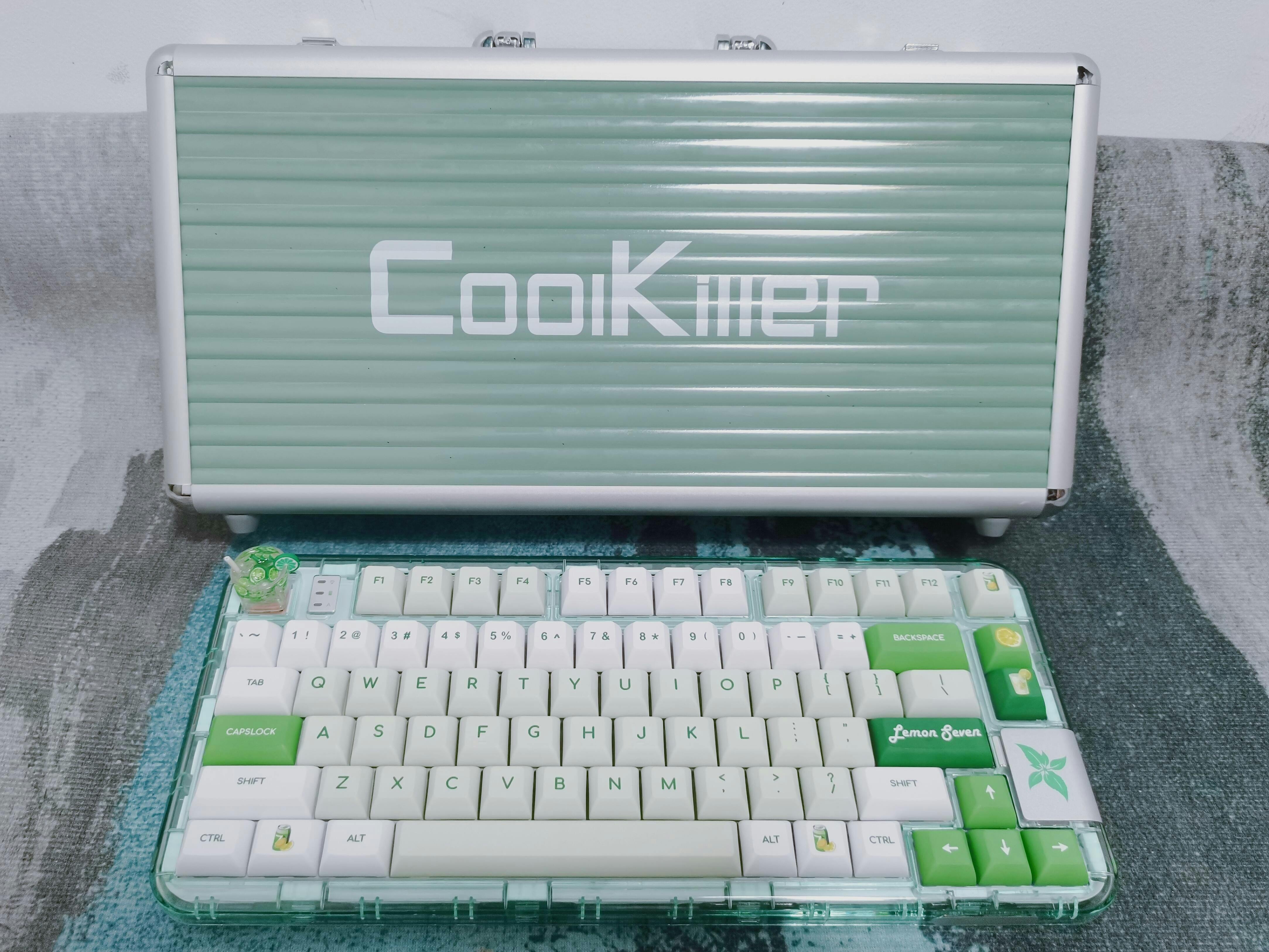 CoolKiller CK75 Triple Mode Transparent Mechanical Keyboard - WhatGeek