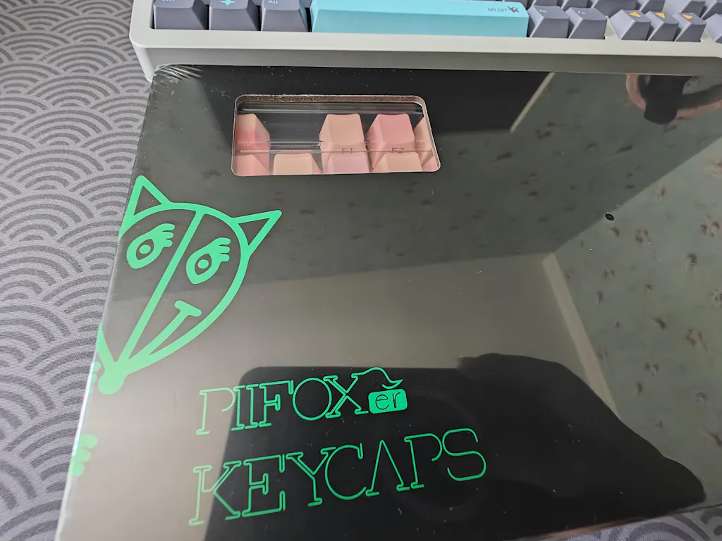 PIIFOX CKC-02 Pink Oil Painting OEM Profile Keycaps 130 Keys Side ...