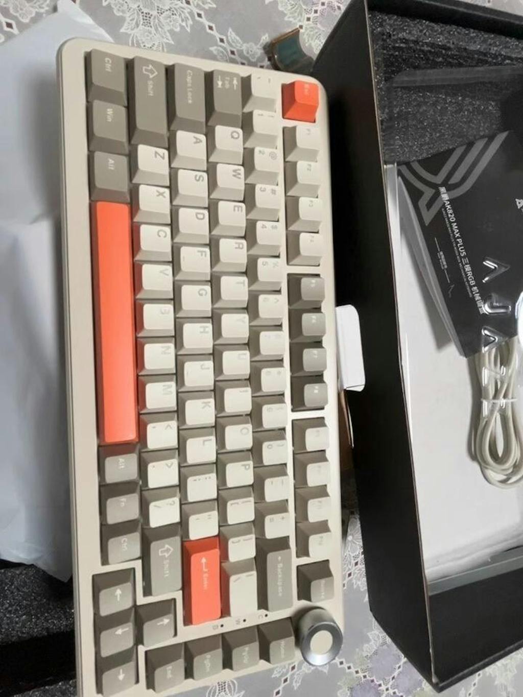 Ajazz AK820 Max Plus Wireless Mechanical Keyboard - WhatGeek