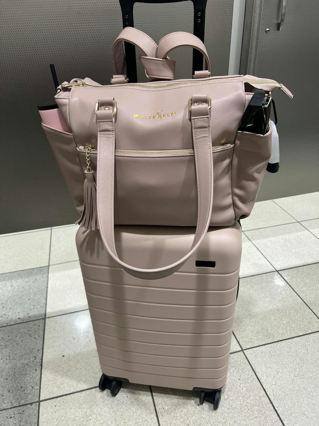 Gemini Mini Convertible Backpack Tote - Almond – White Elm