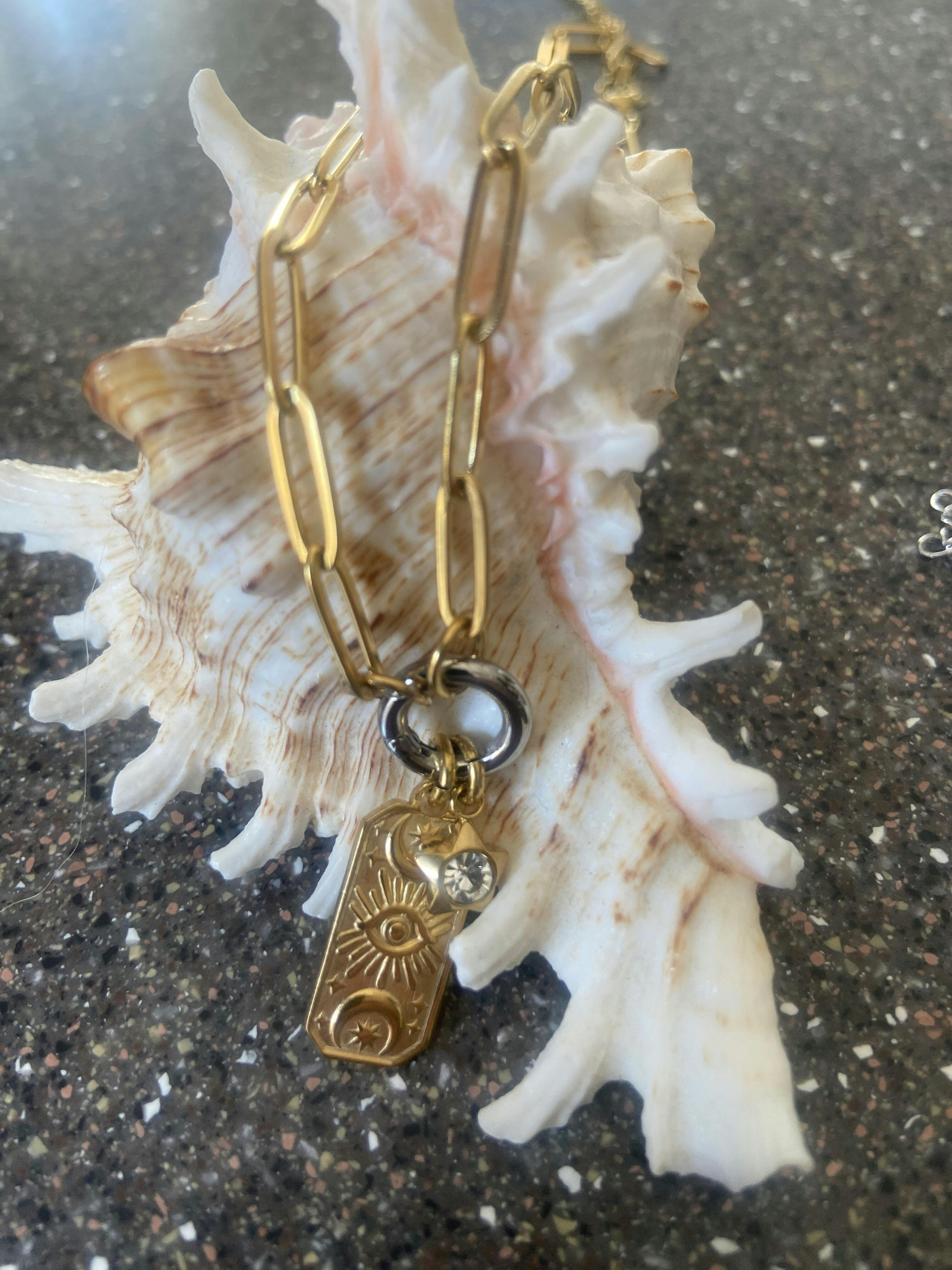 Stainless Steel Paperclip Charm Keeper Necklace Chn9951 – Wholesale ...