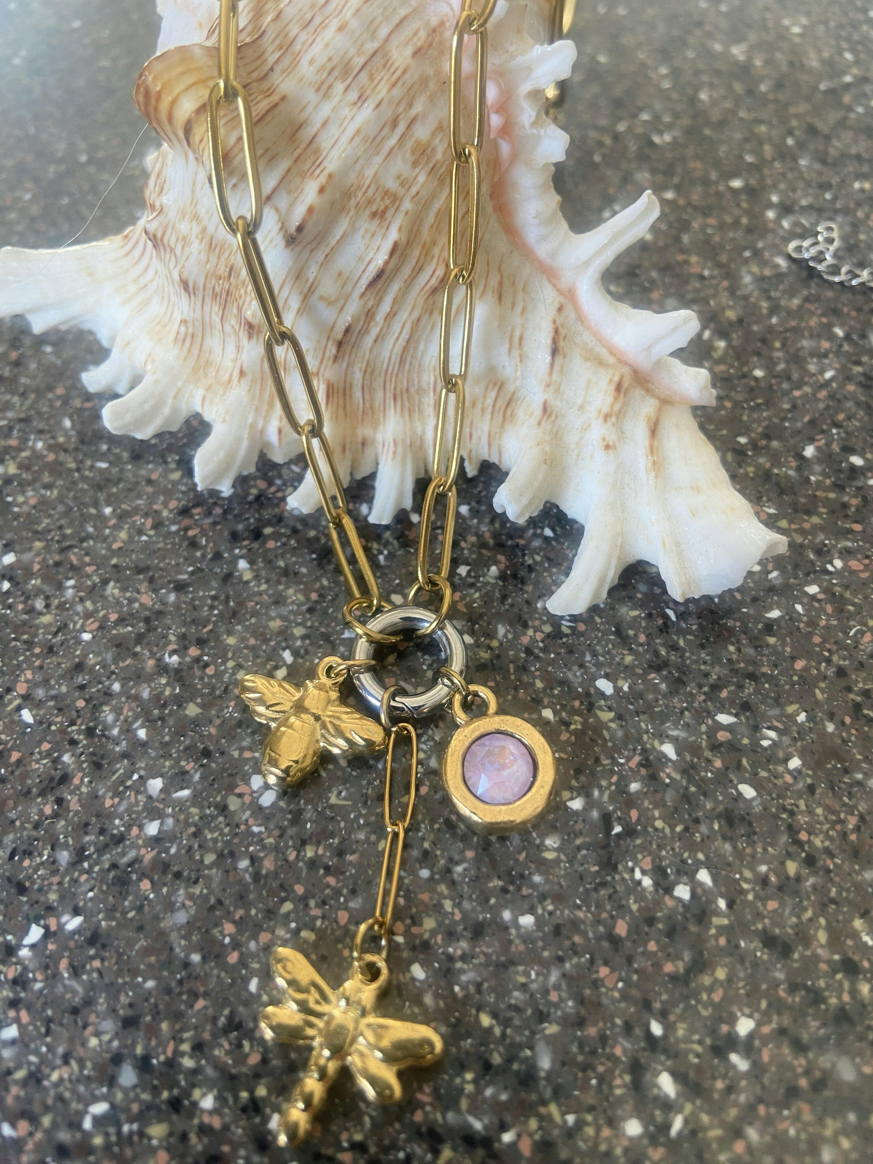 Stainless Steel Paperclip Charm Keeper Necklace Chn9951 – Wholesale ...