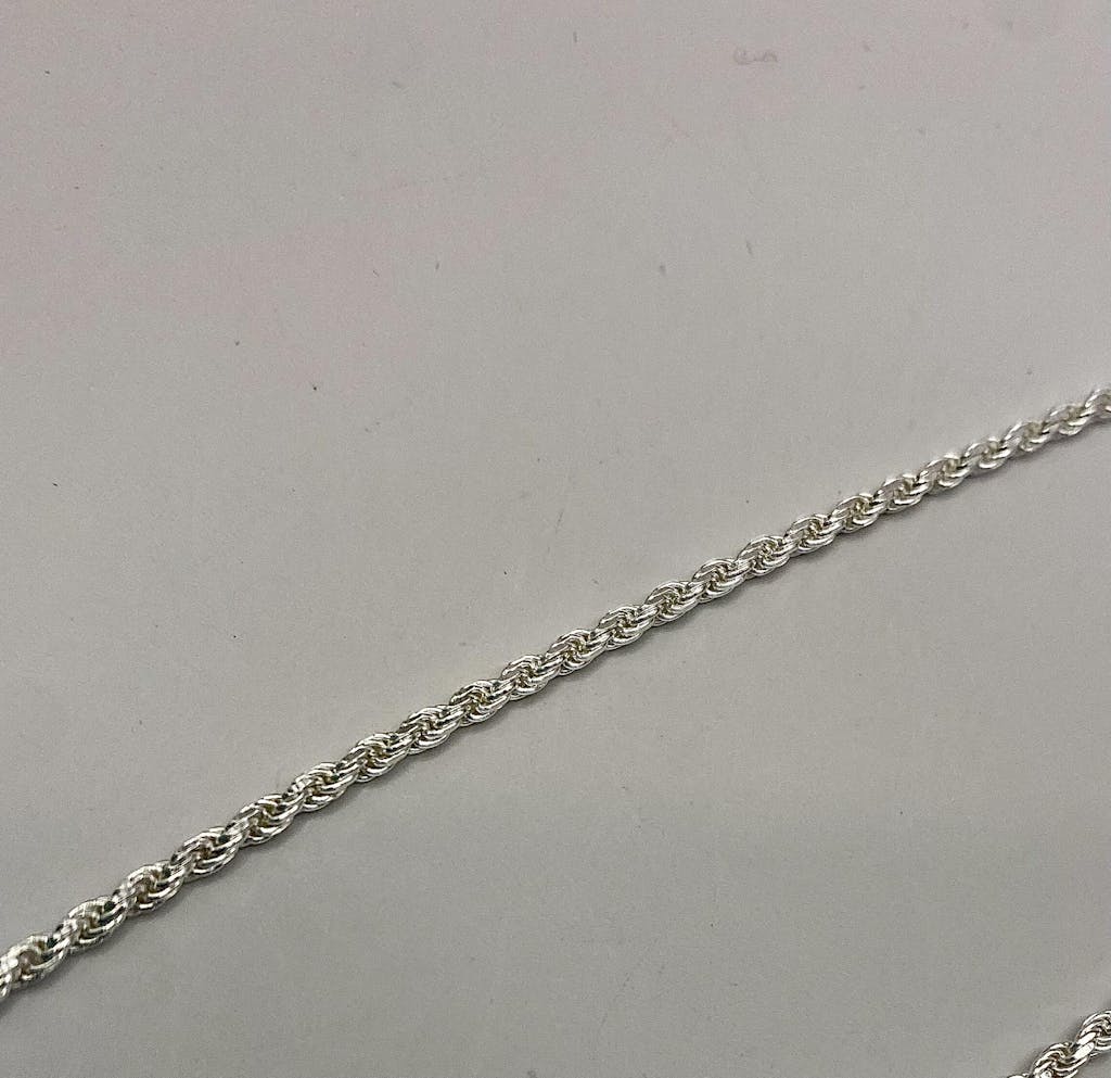 Sterling Silver Rope Chain 1.8MM