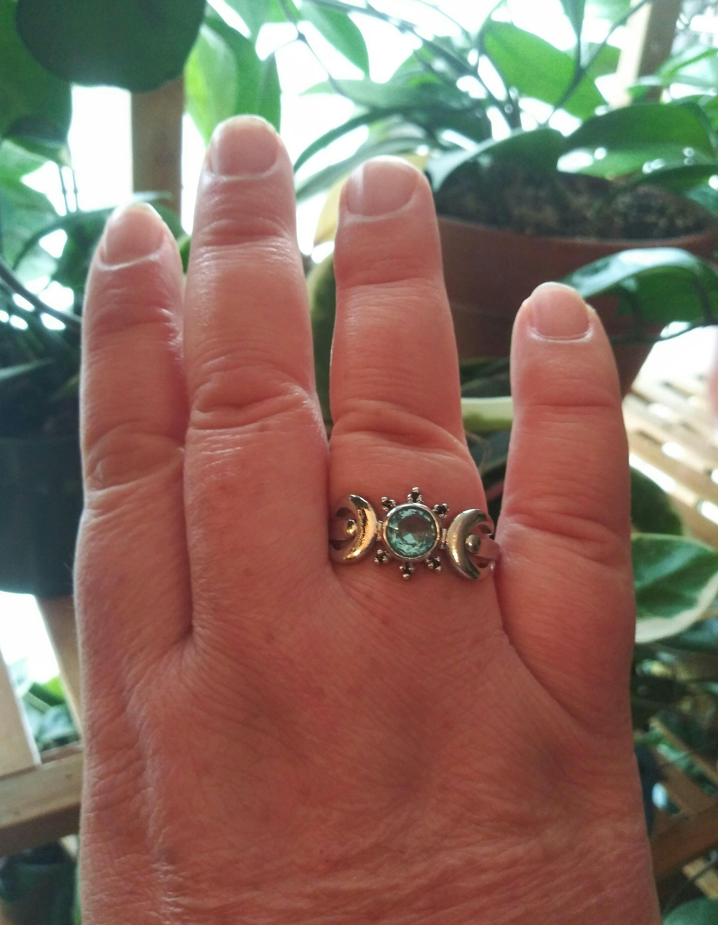 THE MYSTIC MOON GODDESS RING – Wicca Vibes
