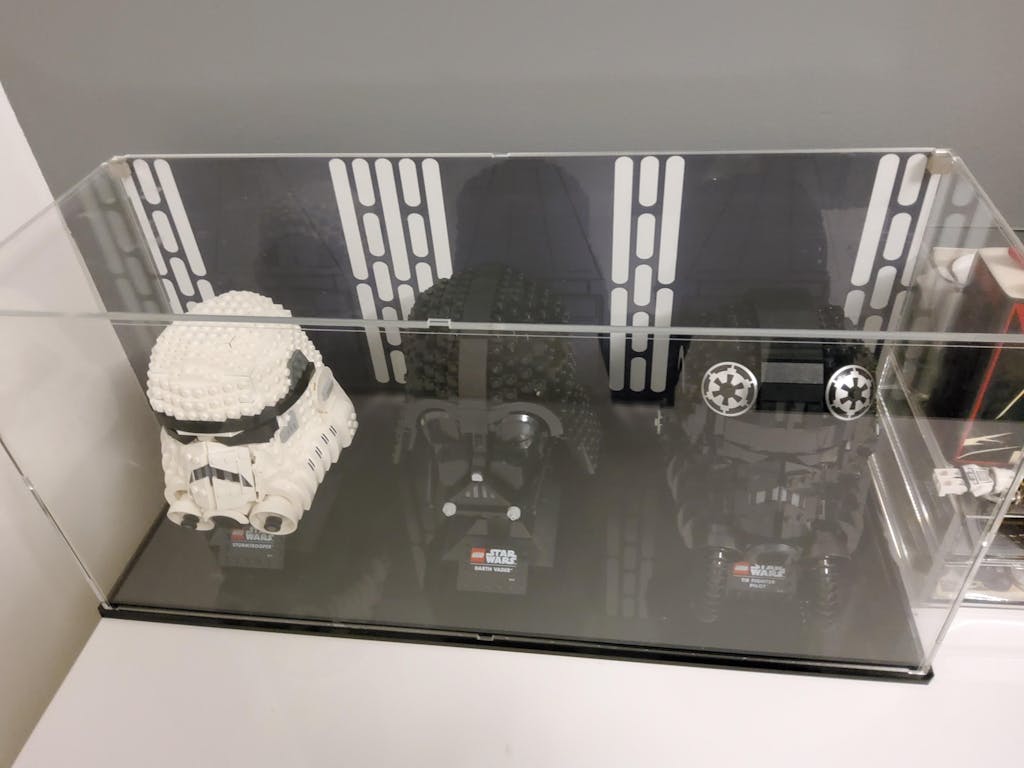 Display Case for three LEGO® Helmets — Wicked Brick
